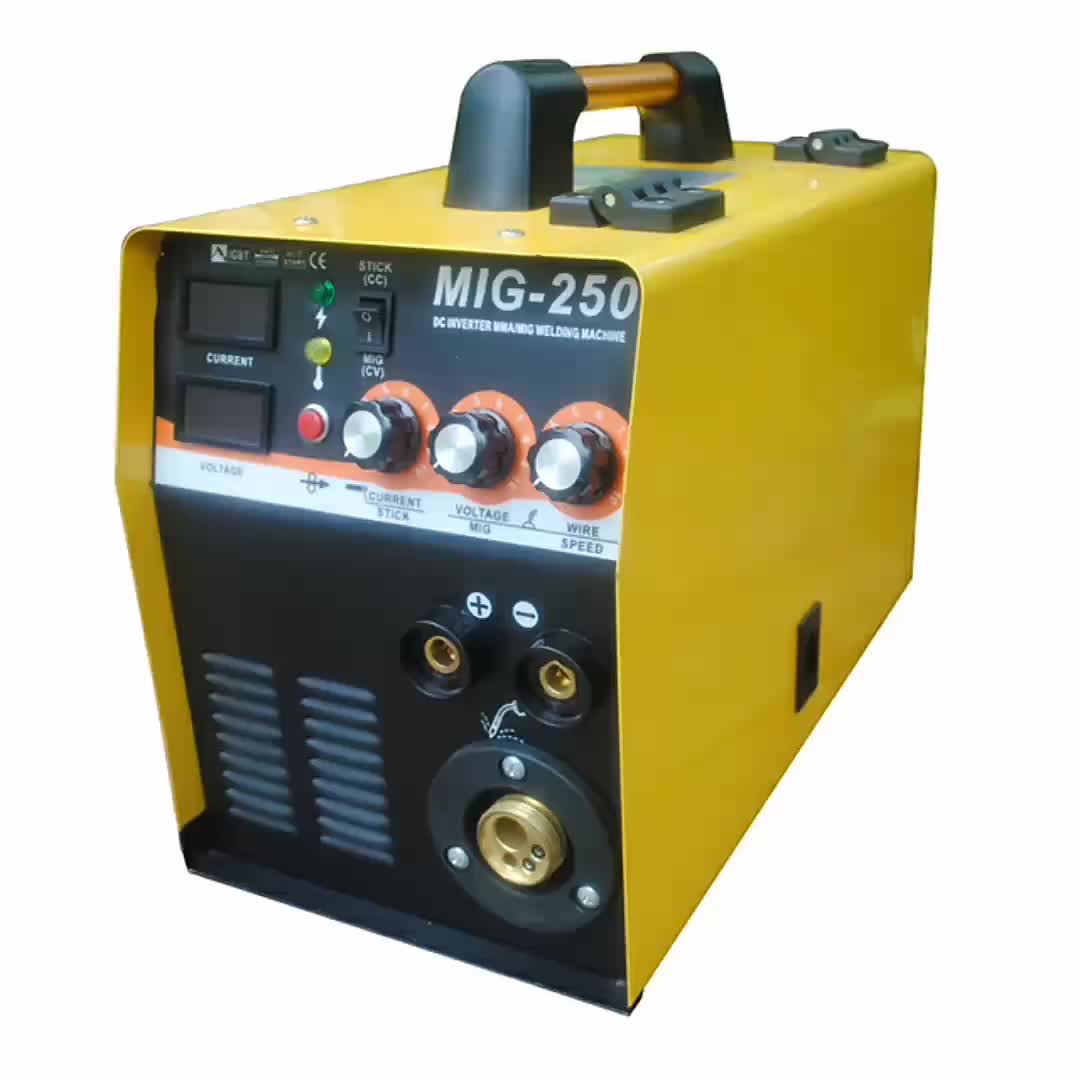 High Peformance 230v Mig 250 Welder Co2 Gas Mig Mag Welding Machine - Buy Co2 Mig Welding ...