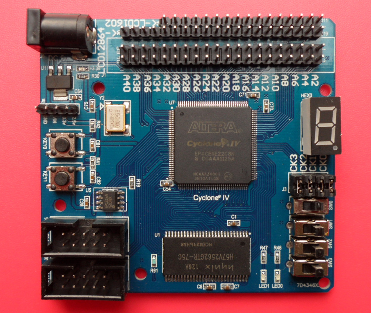 Fpga Core Board Ep4ce6e22 With Sdram Powerful Cyclone Iv Ebay 6882